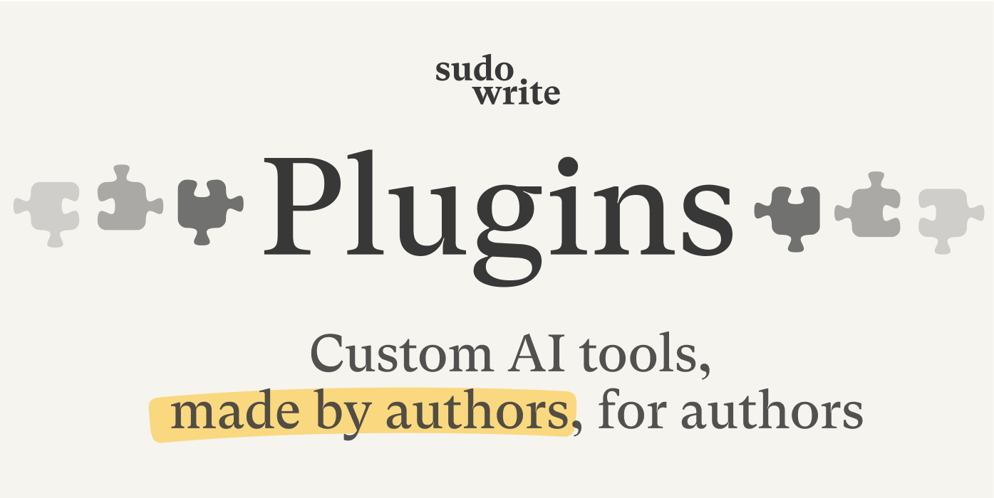 Sudowrite - Best AI Writing Partner for Fiction